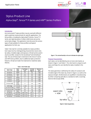 Technical Resources | Application Notes | Brochures